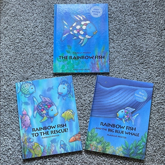 rainbow fish | Other | Rainbow Fish Book Set | Poshmark